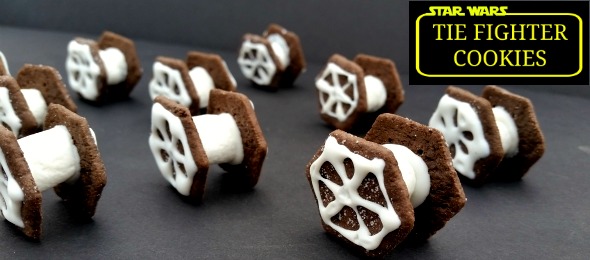 Star Wars Tie Fighter Cookies